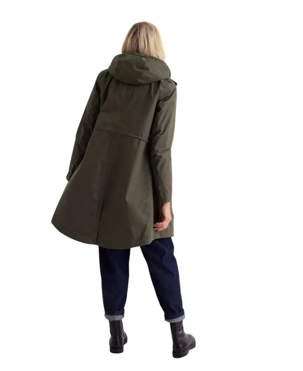 SEASALT CORNWALL Plant Hunter Raincoat - Woodland