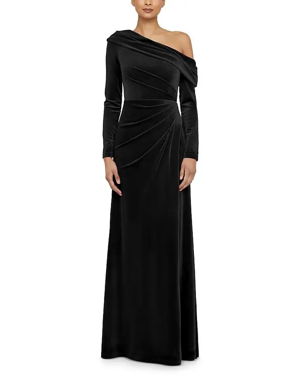 Theia Katniss One-shoulder Gown