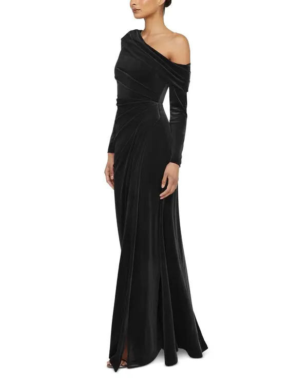 Theia Katniss One-shoulder Gown