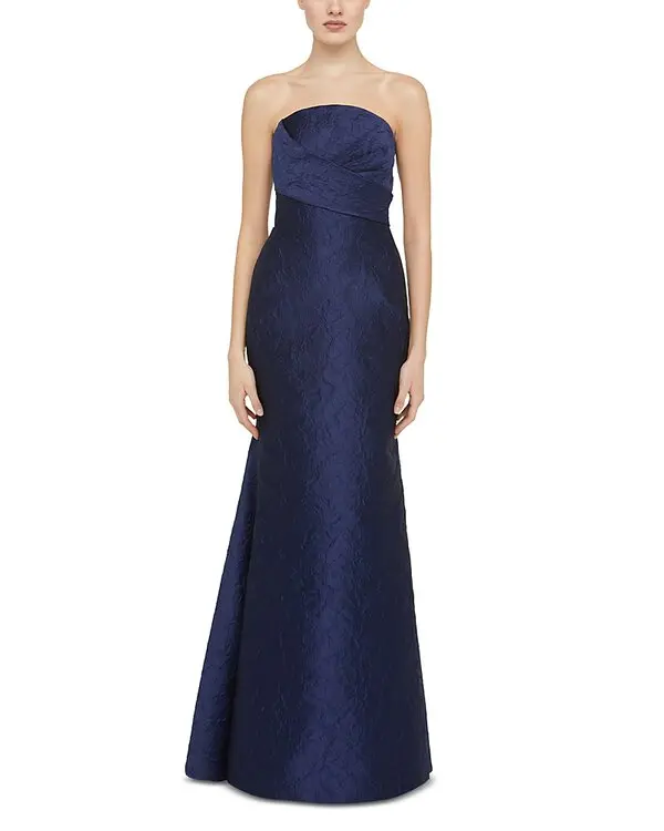 Theia Harlow Strapless Gown
