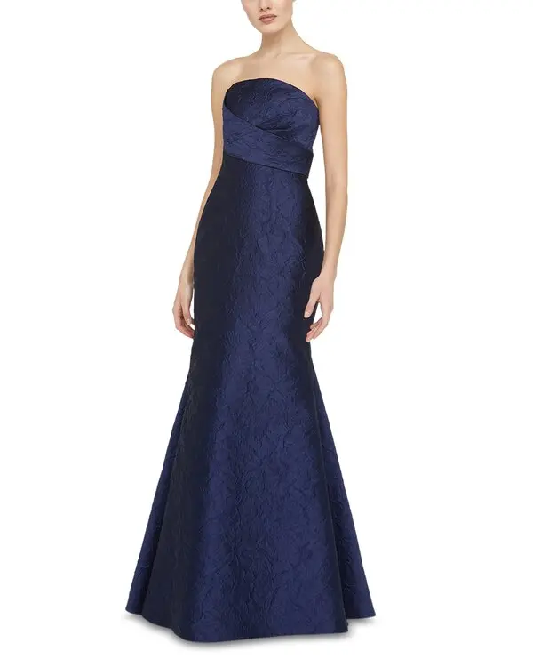 Theia Harlow Strapless Gown