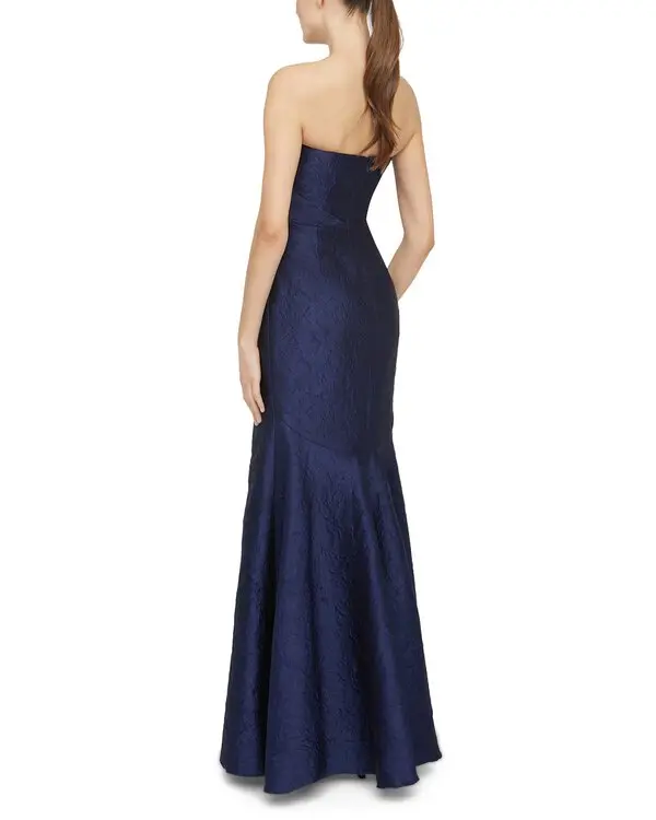 Theia Harlow Strapless Gown