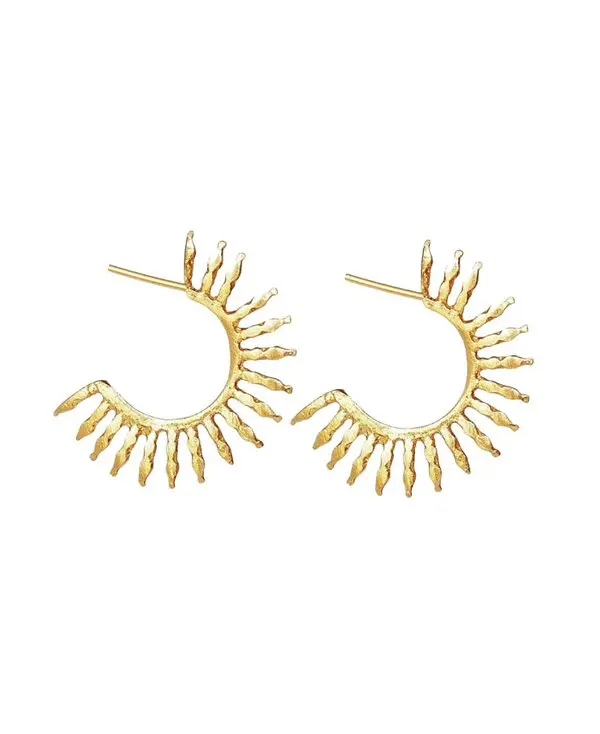 OTTOMAN HANDS Aylin Hoop Earrings - Gold
