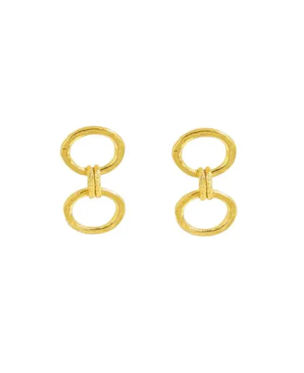 OTTOMAN HANDS Tesoro Chain Drop Earrings - Gold