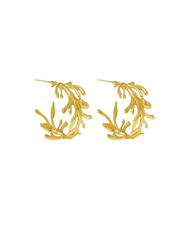 OTTOMAN HANDS Zephyr Hoop Earrings - Gold