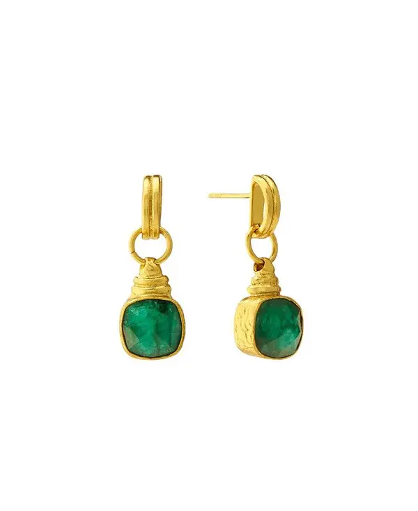 OTTOMAN HANDS Eleanor Drop Stud Earrings - Gold