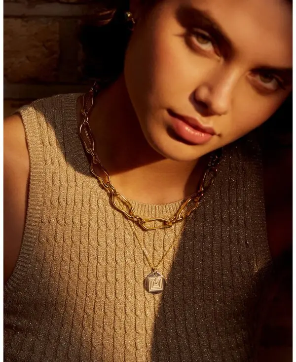 OTTOMAN HANDS Etta Chain Necklace - Gold