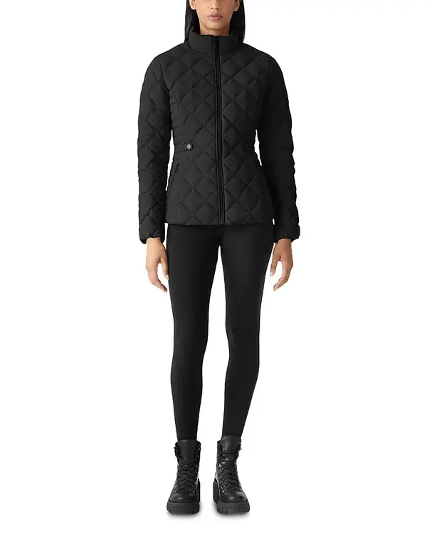 Mackage Diamond Quilted Down Puffer Jacket - Black