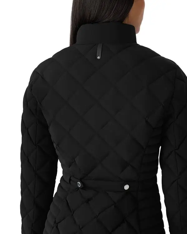 Mackage Diamond Quilted Down Puffer Jacket - Black