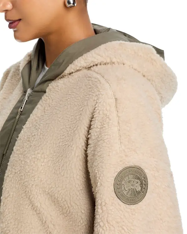 Canada Goose Alberni Reversible Fleece - Light Tan/smokey Sage-tan Clair/sauge Fu