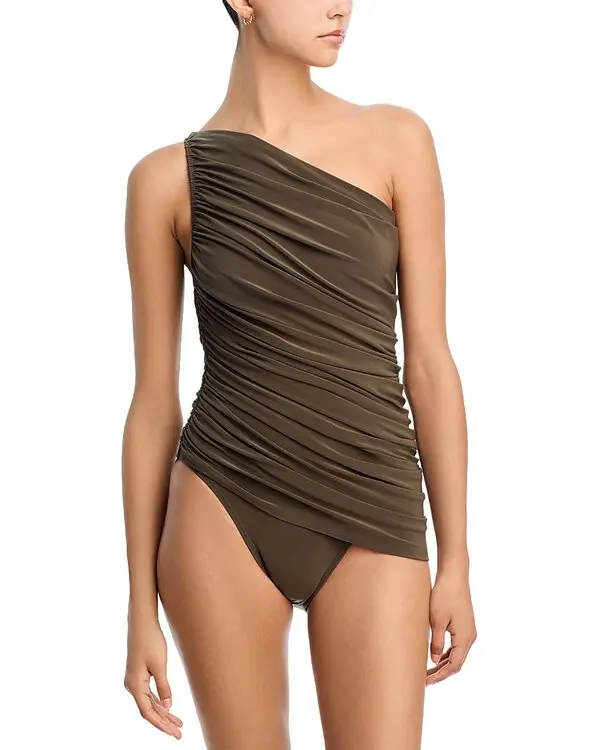 Norma Kamali Diana One-piece Swimsuit - Bark
