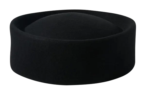 VAN PALMA Wool Felt Pillbox Hat