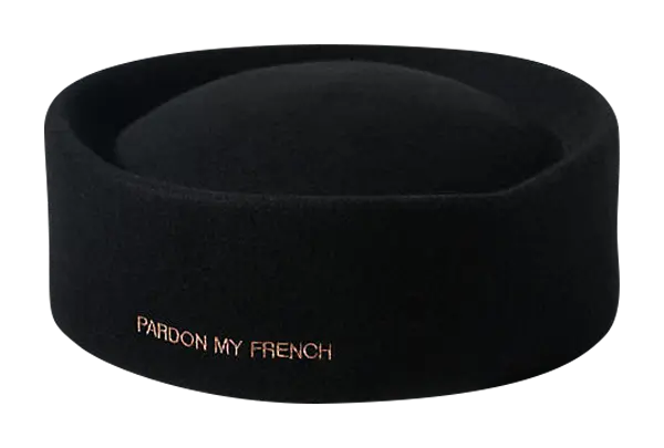VAN PALMA Wool Felt Pillbox Hat