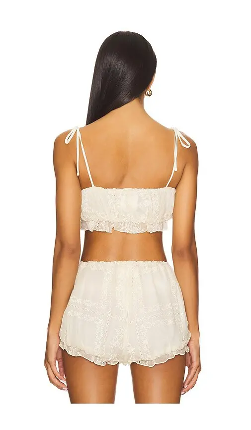 STONE COLD FOX X Revolve Beth Embroidered Top