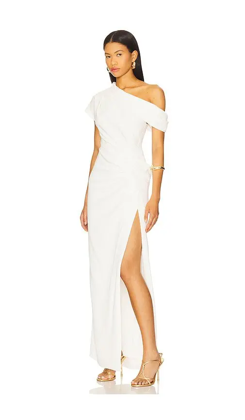 Simkhai Kally Draped Midi Dress