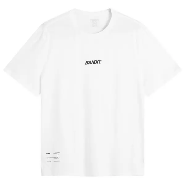BANDIT Micro Mesh Short Sleeve Performance T-shirt - White
