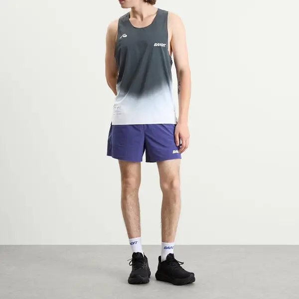 BANDIT Vento Singlet - Striated Gradient/black/white