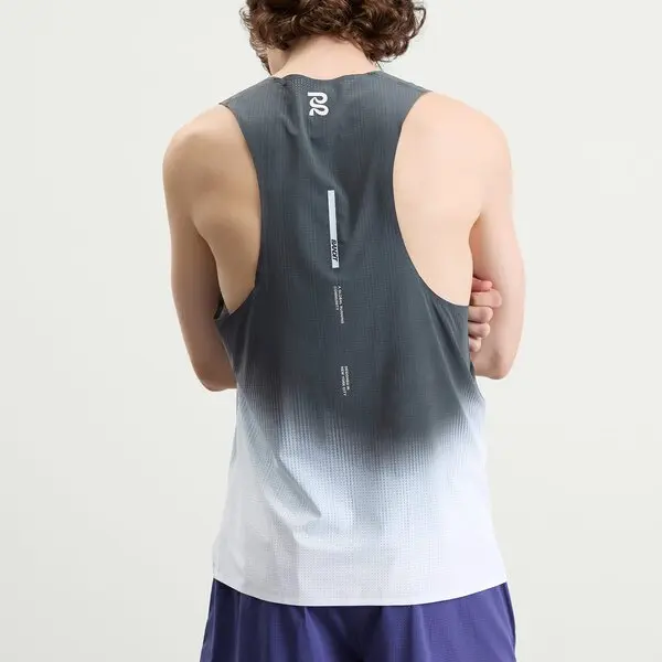 BANDIT Vento Singlet - Striated Gradient/black/white