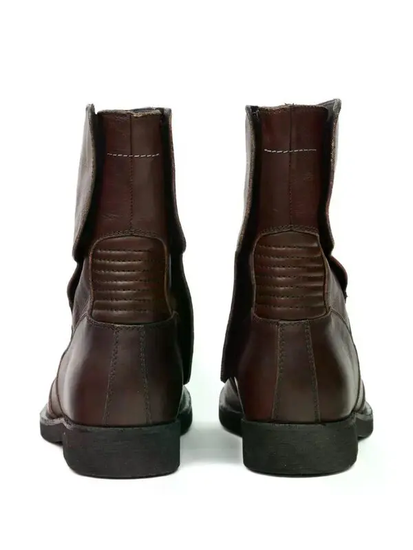 MAISON MARGIELA Chunky-heeled Leather Ankle Boots