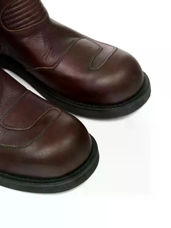MAISON MARGIELA Chunky-heeled Leather Ankle Boots