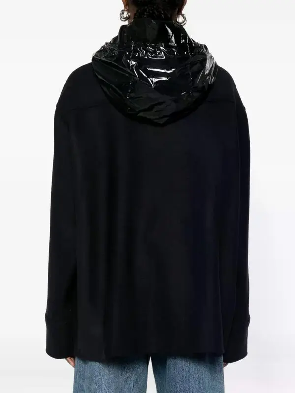 Plan C Patch-pocket Hooded Jacket