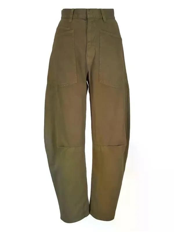 NILI LOTAN Patch-pocket Jeans - Green