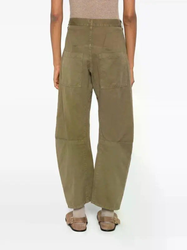 NILI LOTAN Patch-pocket Jeans - Green