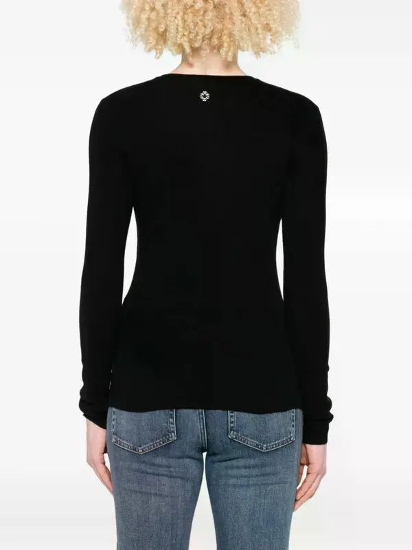 Maje Ribbed Long-sleeve T-shirt