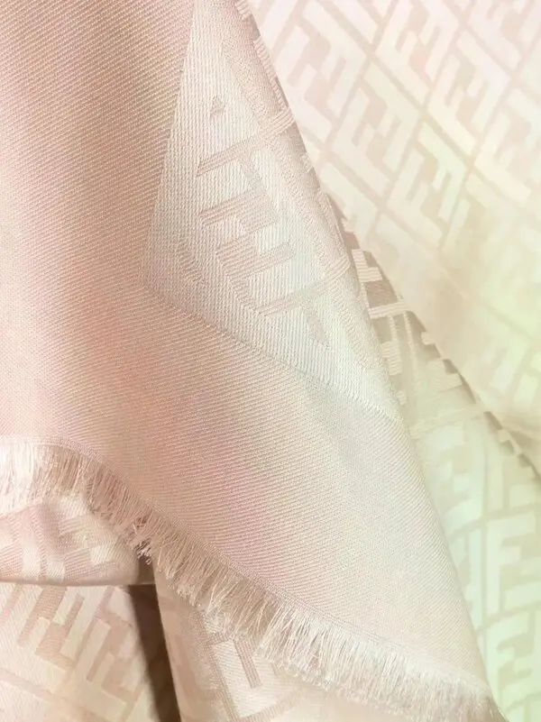 Fendi Monogram-pattern Print Scarf
