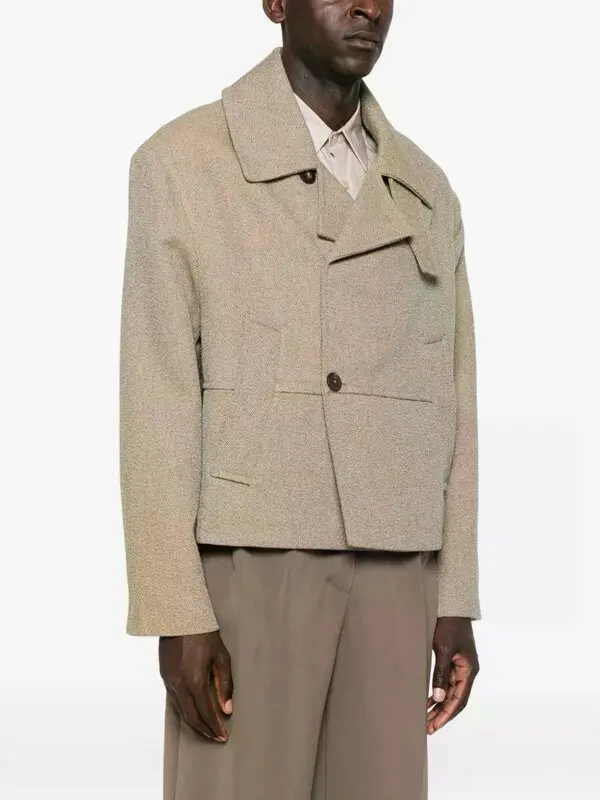 Jacquemus Button-fastening Jacket - Neutrals