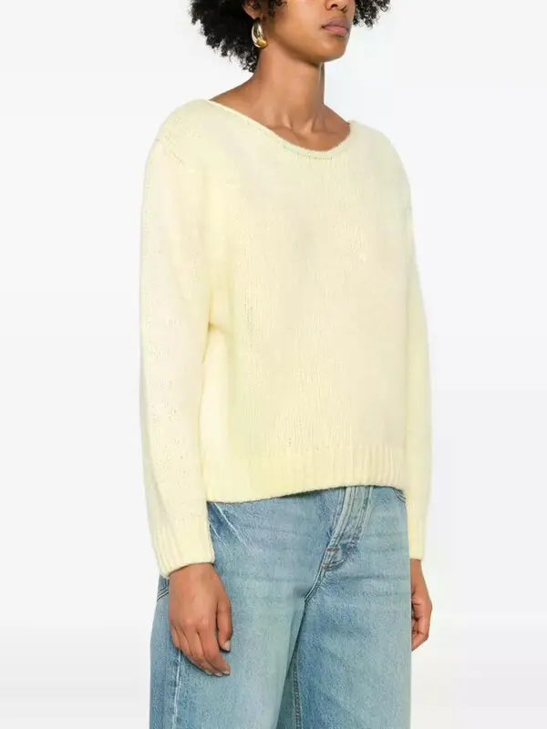 Marc O'polo Boat Neck Sweater - Yellow