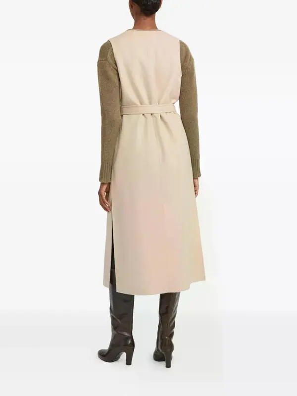 YVES SALOMON Double-sided Belted Gilet