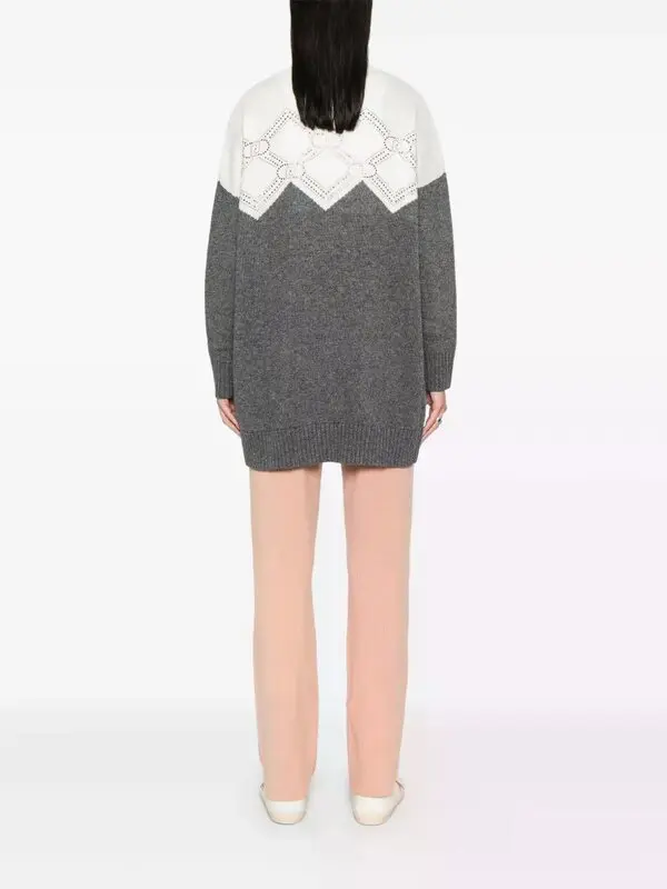 Liu Jo Rhinestone-logo Sweater