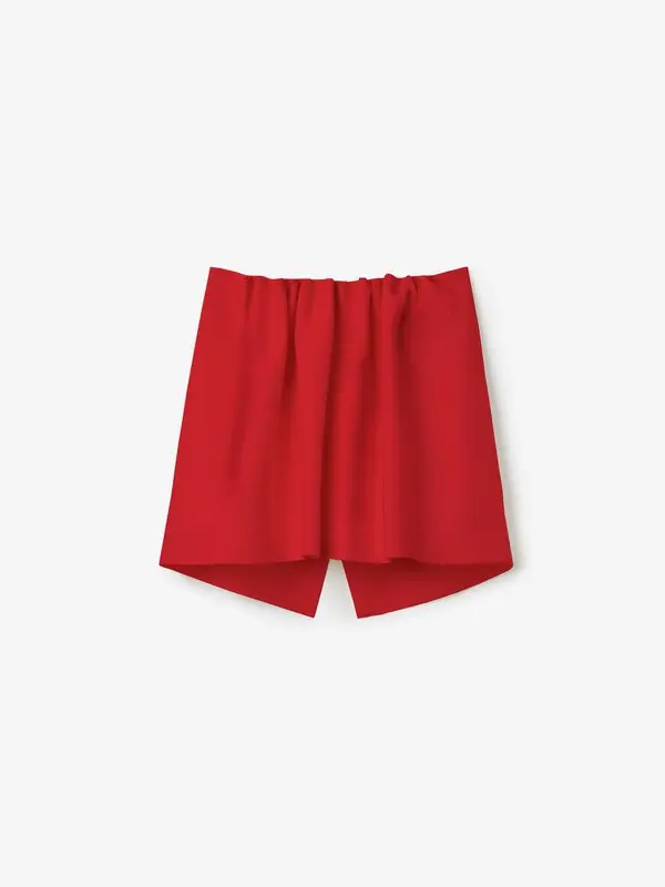 HOUSE OF DAGMAR Ruched Tube Top - Red