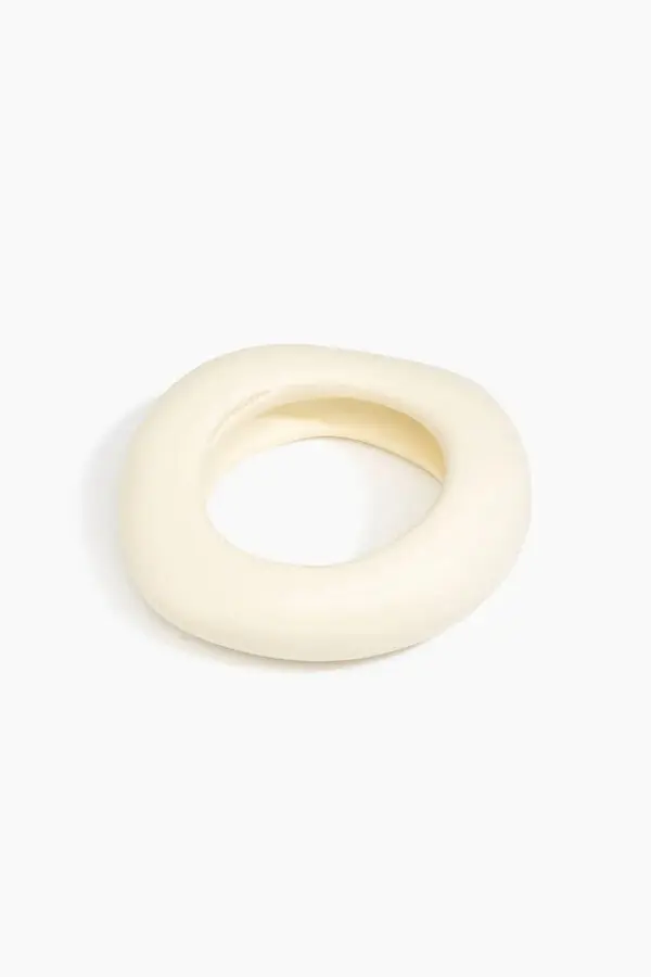 Dinosaur Designs Large Drift Bangle - Cream