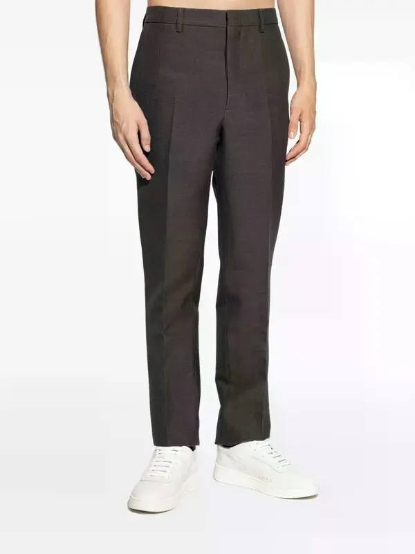 TOD'S Fine Wool Trousers - Brown