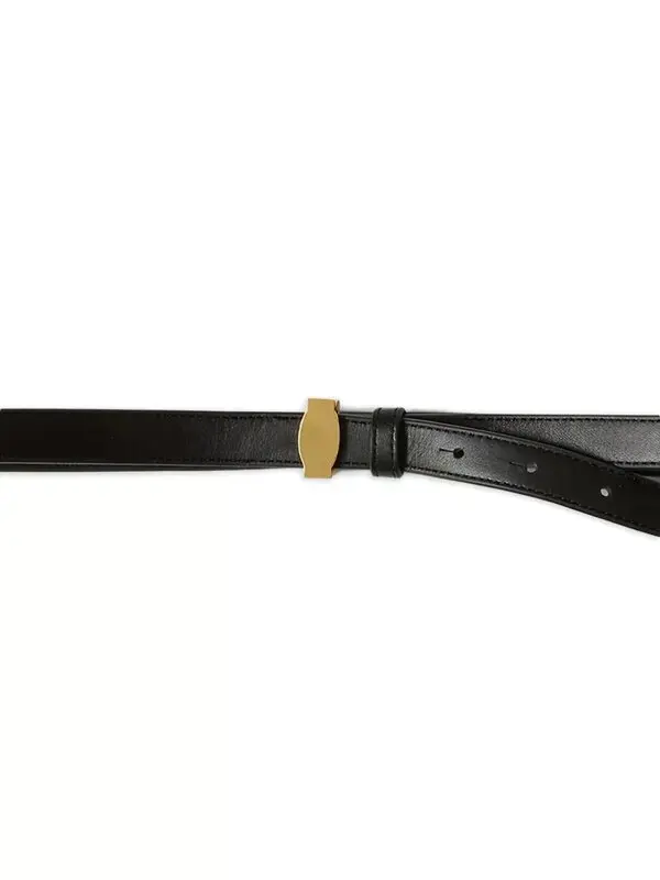 Veronica Beard Buckle Leather Belt