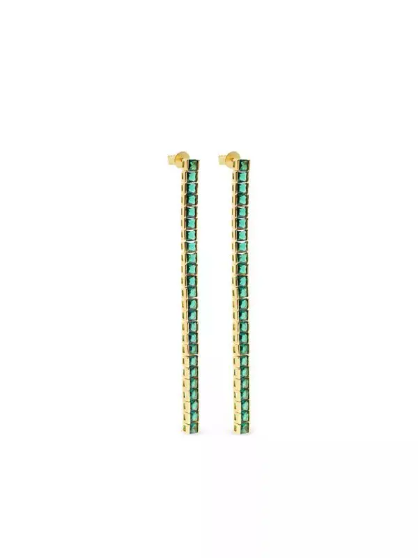 IZABEL DISPLAY Square Cut Drop Earrings - Gold
