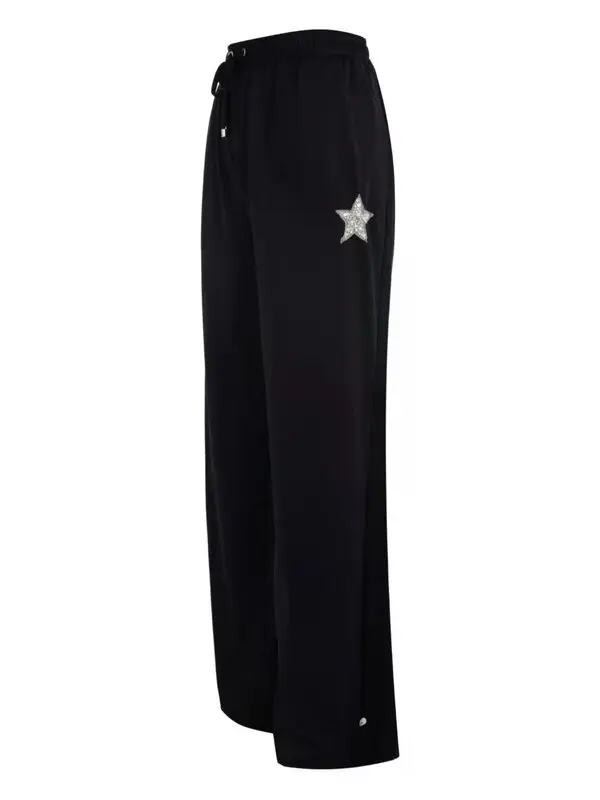 Lorena Antoniazzi Star-embellished Track Pants - Black