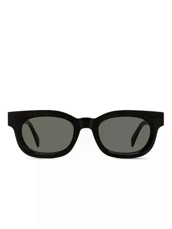 RETROSUPERFUTURE Sempre Sculptural Oval Sunglasses - Black