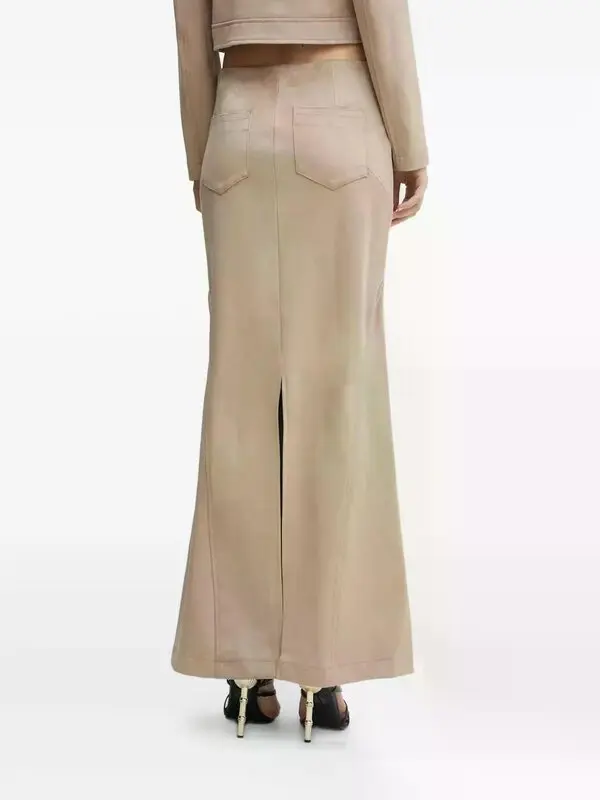 Guess Maxi Skirt With Side Seam Detail