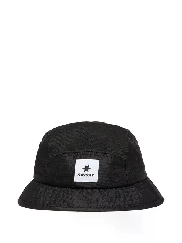SAYSKY Star-patch Bucket Hat - Black