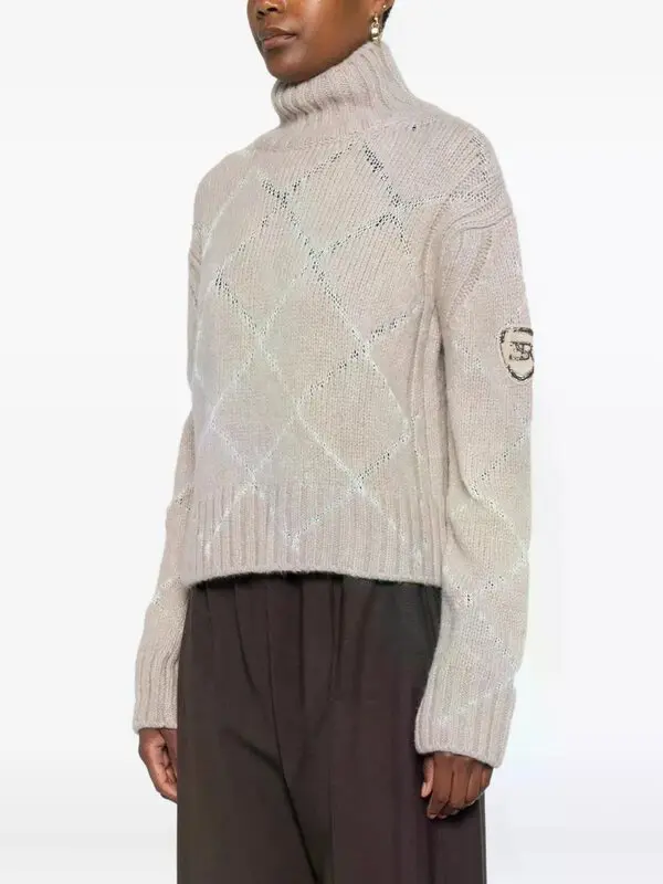 Ermanno Scervino High-neck Alpaca-blend Sweater