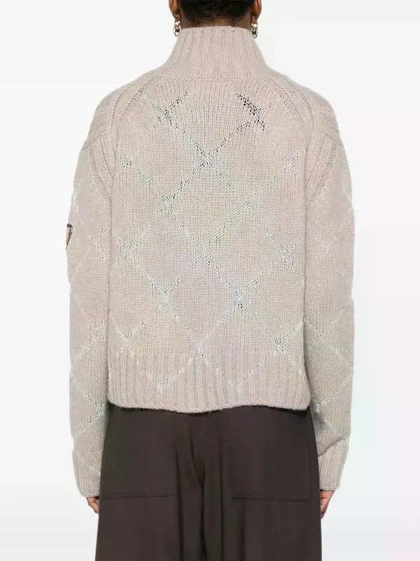 Ermanno Scervino High-neck Alpaca-blend Sweater