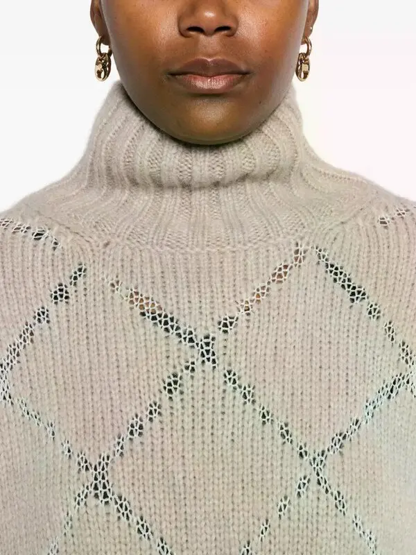 Ermanno Scervino High-neck Alpaca-blend Sweater