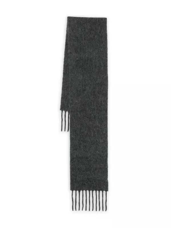 Our Legacy Estate Fuzzy Fringe Scarf - Grey