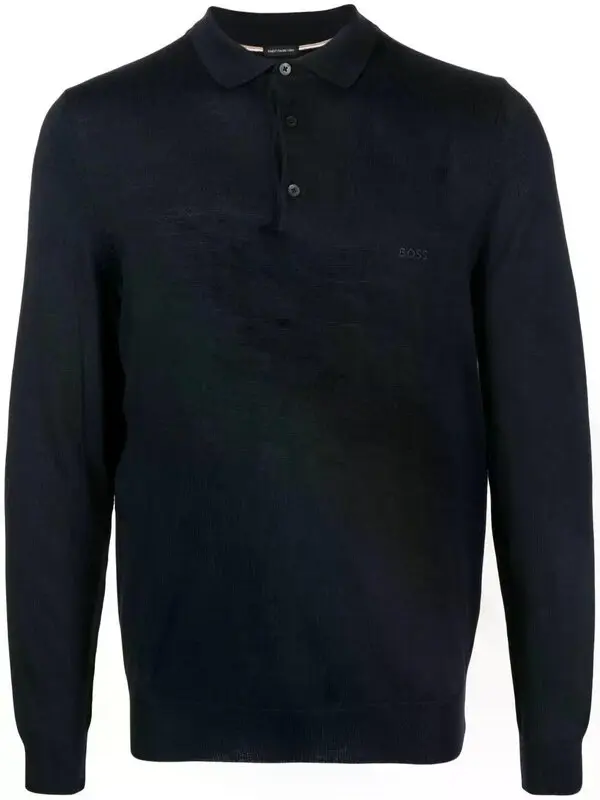 BOSS Virgin Wool Polo Shirt