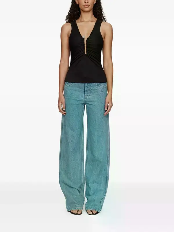 Christopher Esber Crystal Pin Tank Top