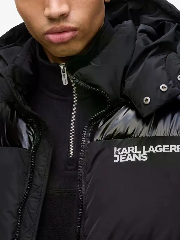 Karl Lagerfeld Logo-print Puffer Jacket