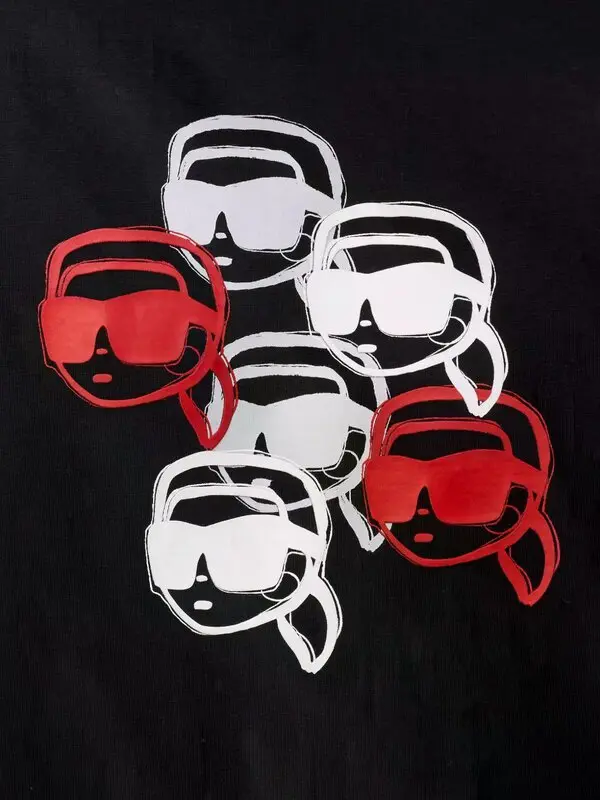 Karl Lagerfeld Icon-print Short-sleeve T-shirt
